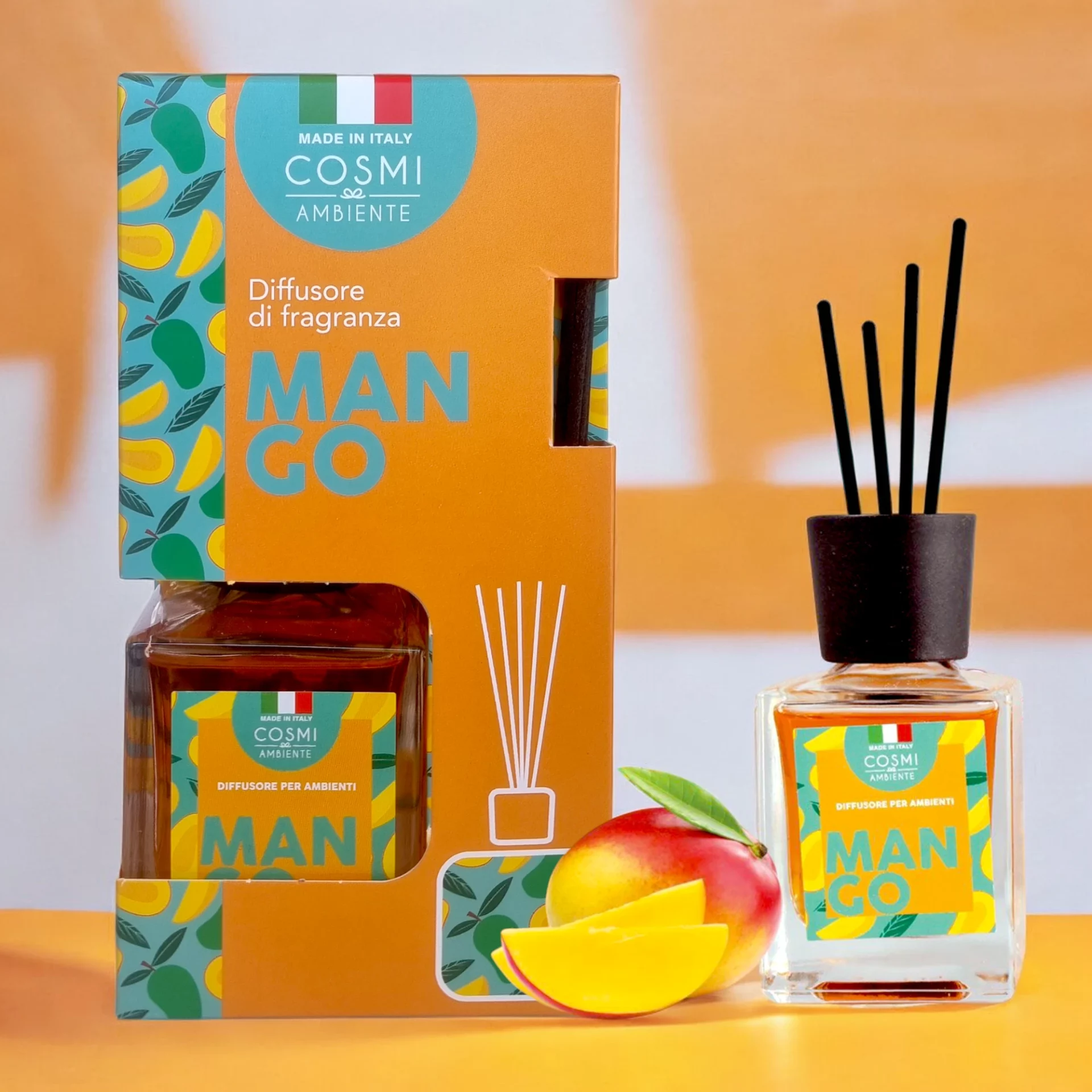 Parfum d'ambiance Mikado MADE IN ITALY : MANGUE - Cosmi - Grossiste de ...