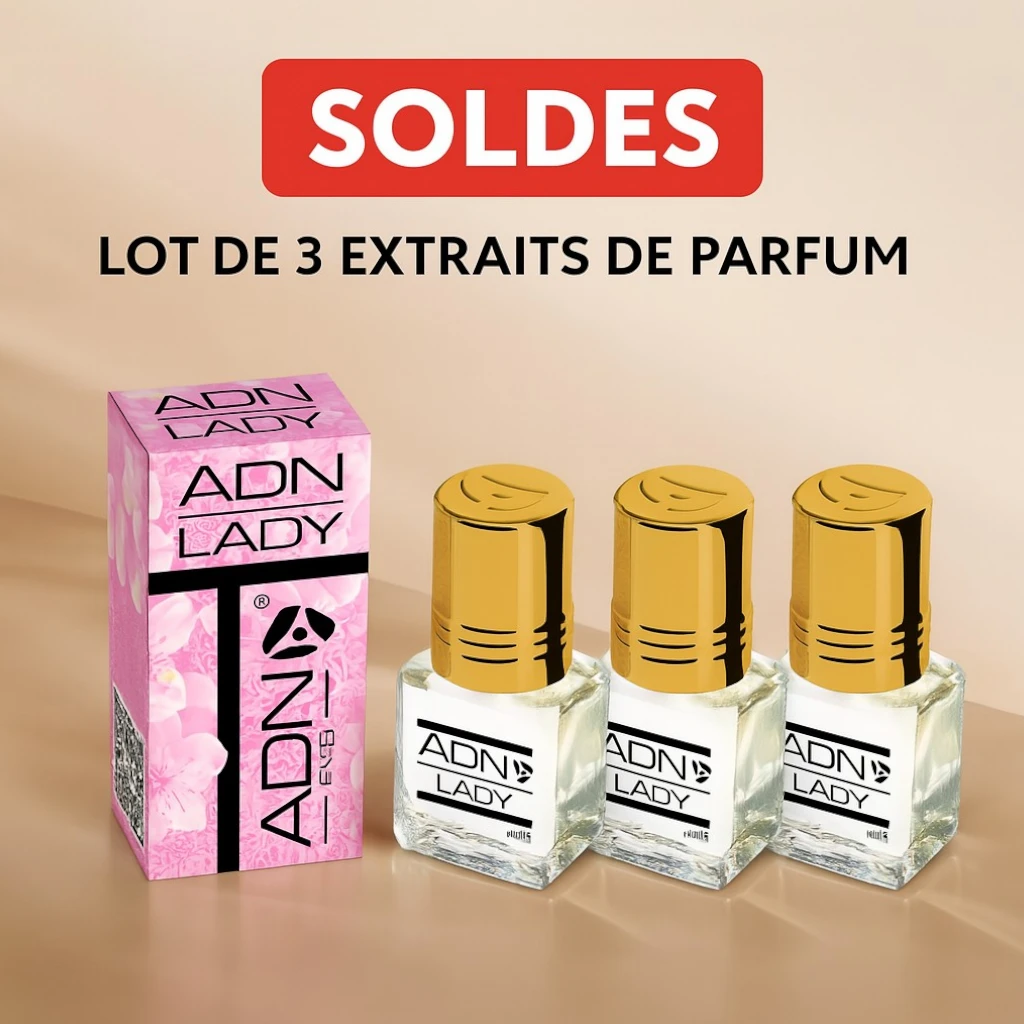 Lot de 3 (Soit 1€ pièce) : Extraits de Parfum Femme LADY 5 ml ...