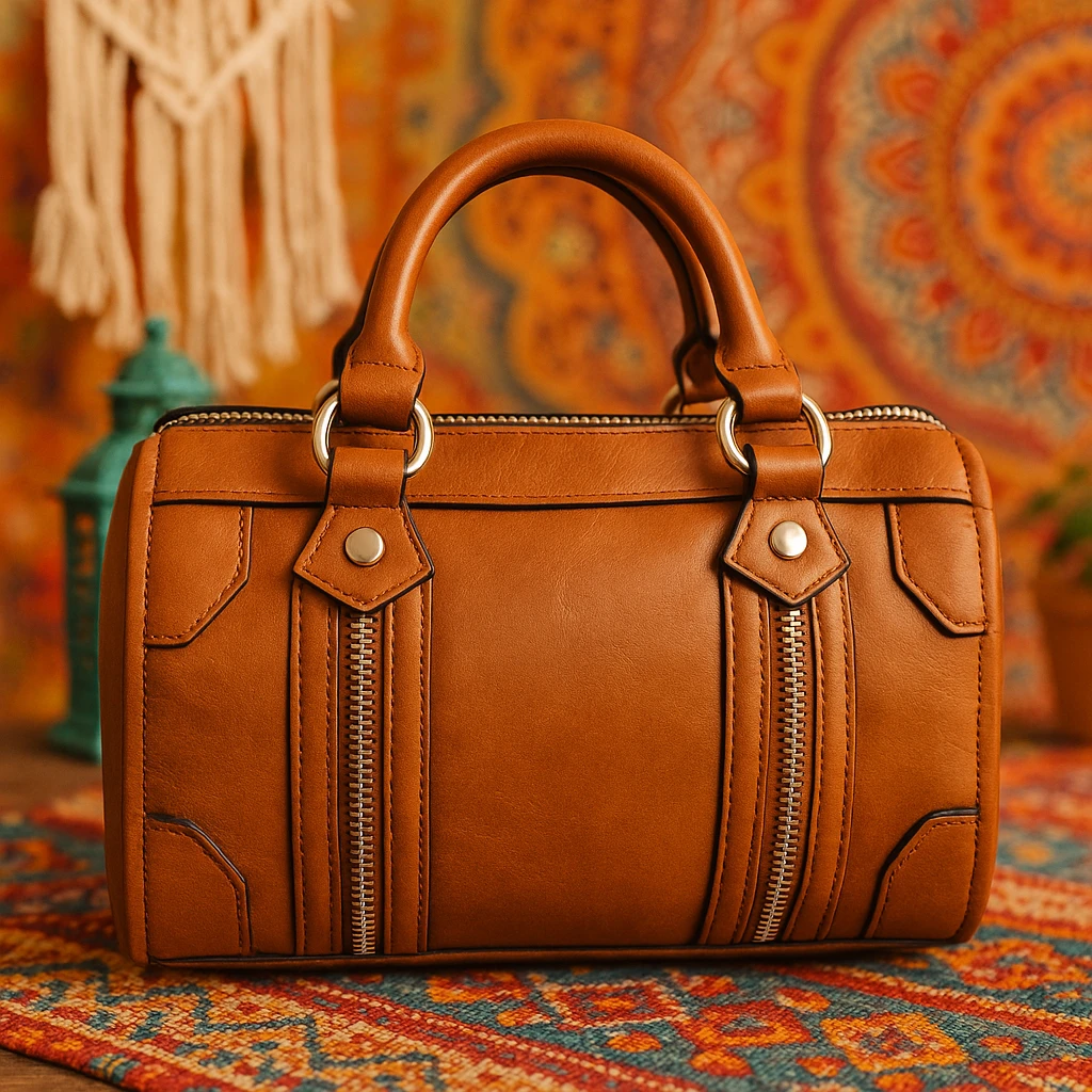 Petit Sac à Main Marron en Simili Cuir – Élégance Compacte - Grossiste ...
